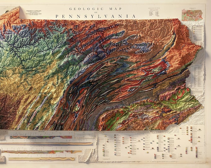 Pennsylvania - Geology - Etsy