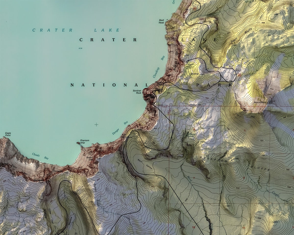 Crater Lake Oregon | Etsy