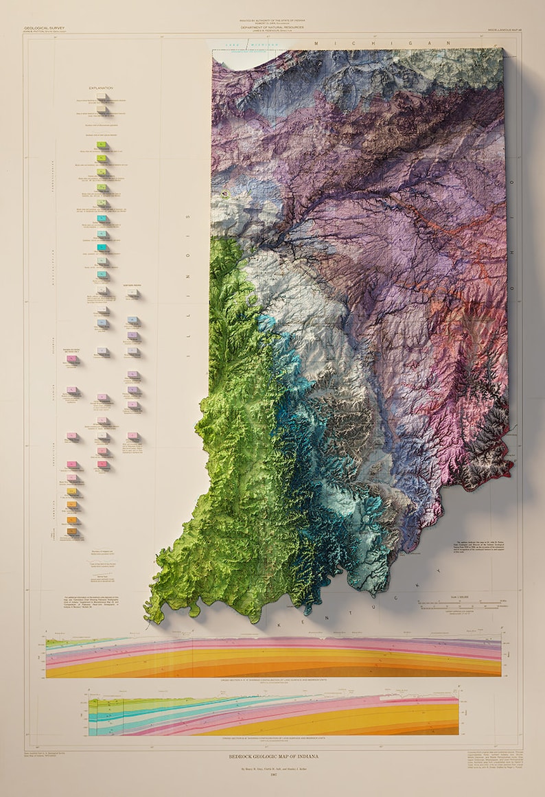 Indiana Geology - Etsy