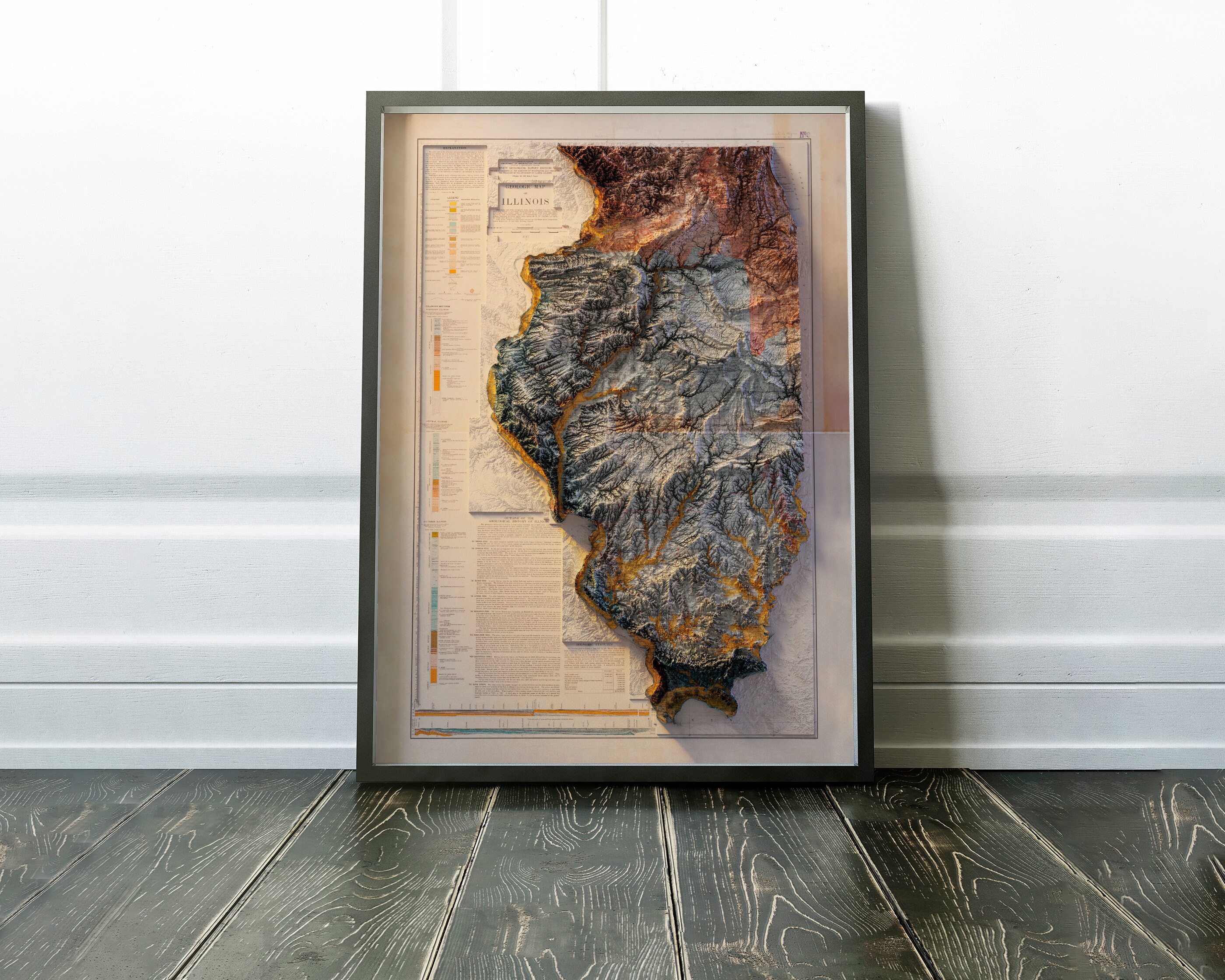 Illinois - Geology - Etsy