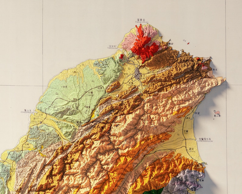 Taiwan - Geology - Etsy