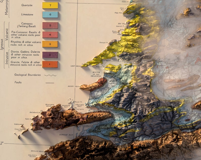 Ireland geology - Etsy