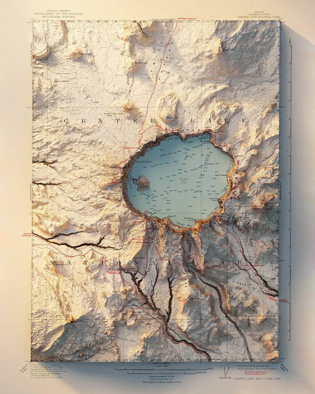 Crater Lake - Oregon - Etsy