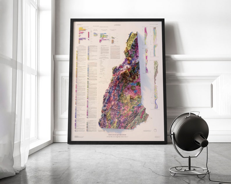 New Hampshire - Geology - Etsy