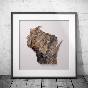 Wisconsin - Satellite - Etsy