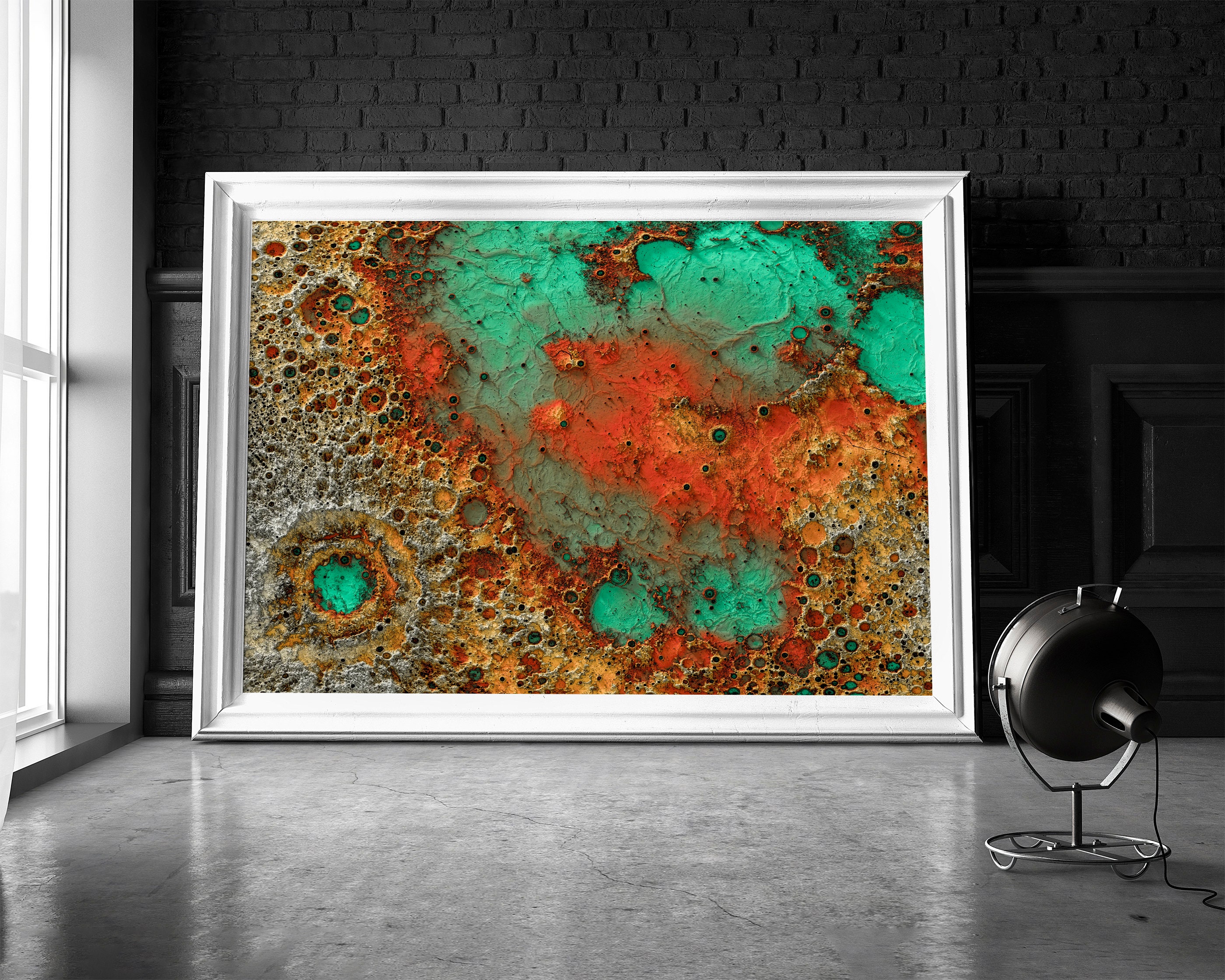 The Moon Topography Hypsometric Tint 7 - Etsy