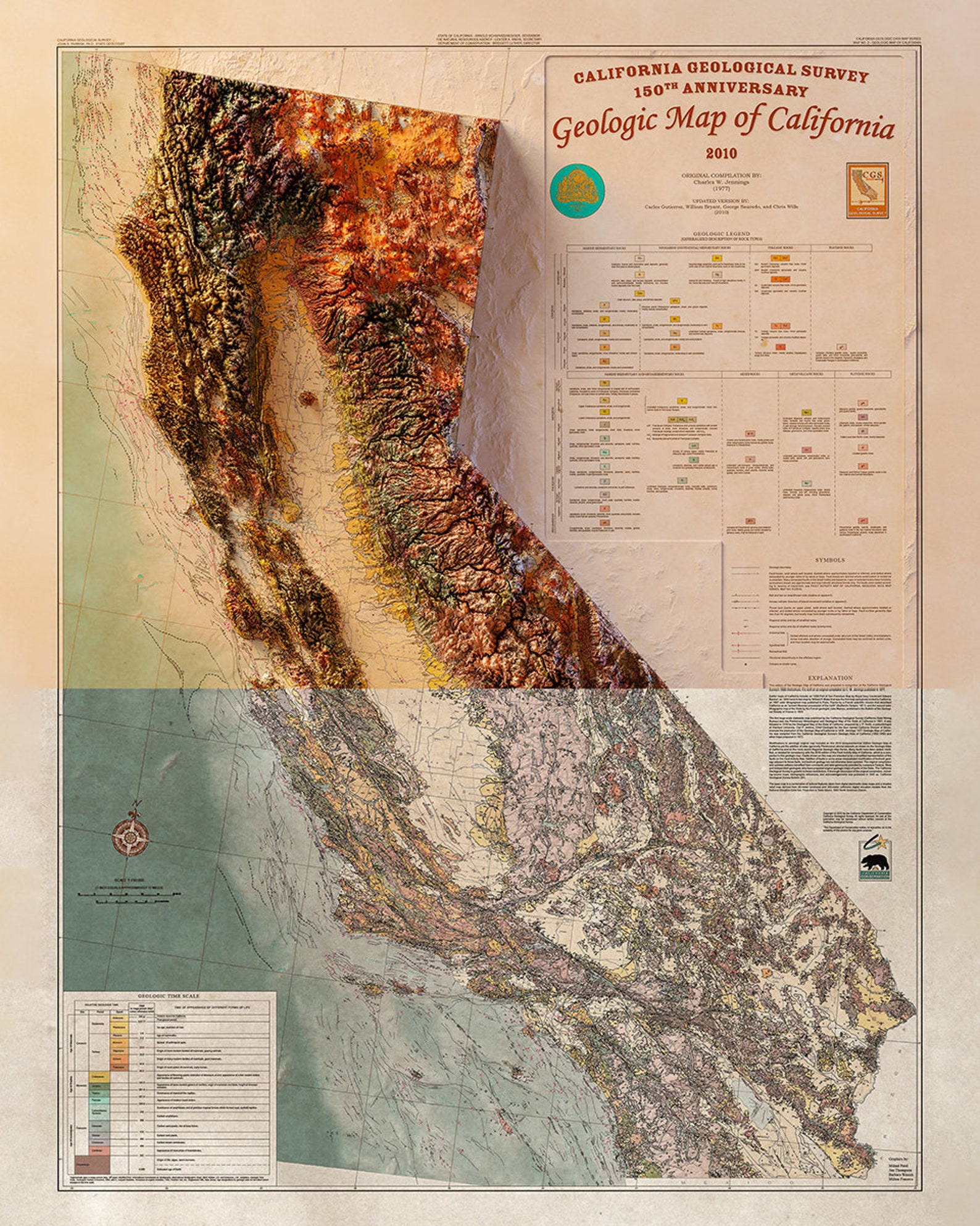 California - Geology - Etsy