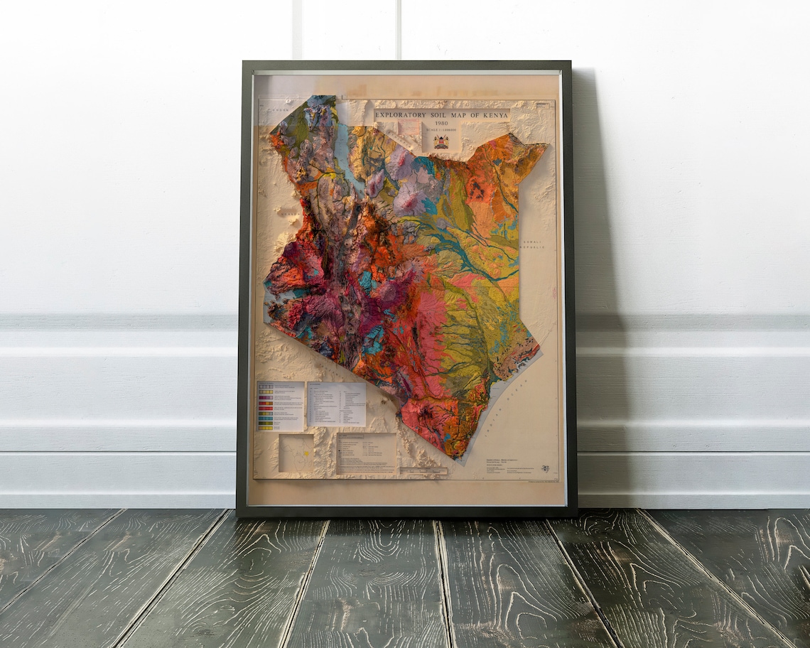 Kenya - Exploratory Soil Map - Etsy