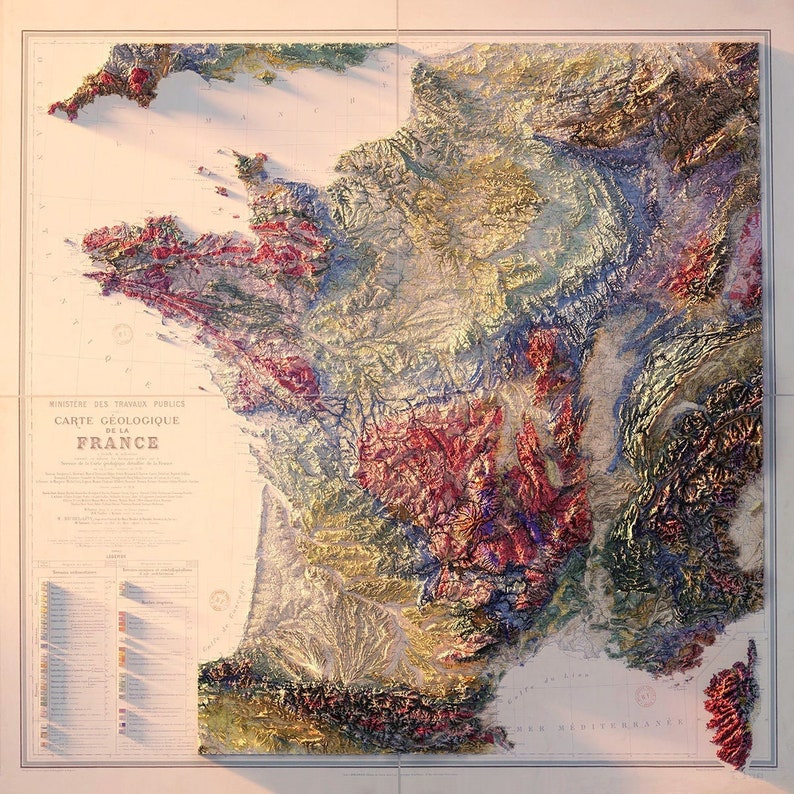 France - Geology - Etsy