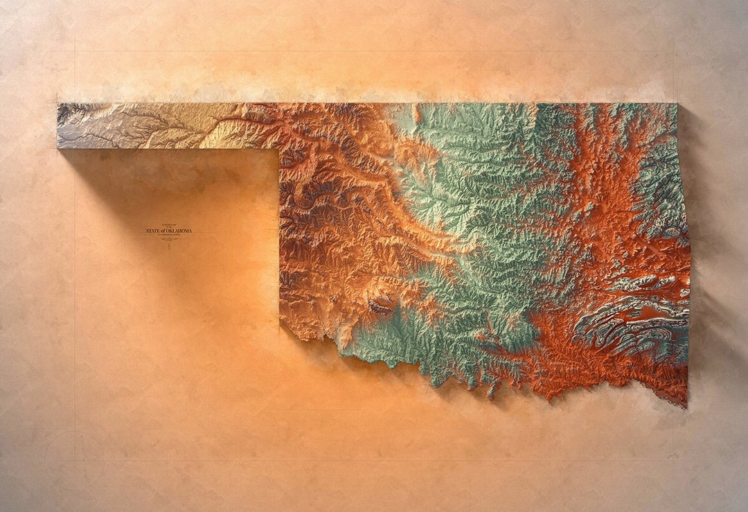 Oklahoma - Impressionist 1 - Etsy