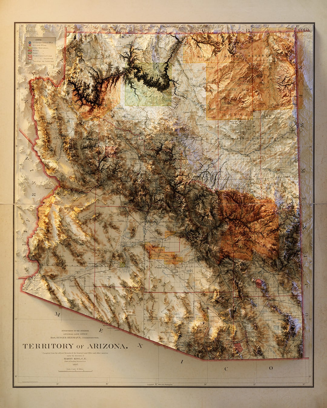 Arizona Topographic Map