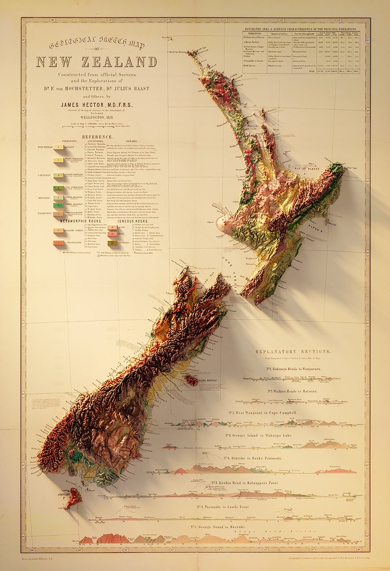 New Zealand Geology - Etsy