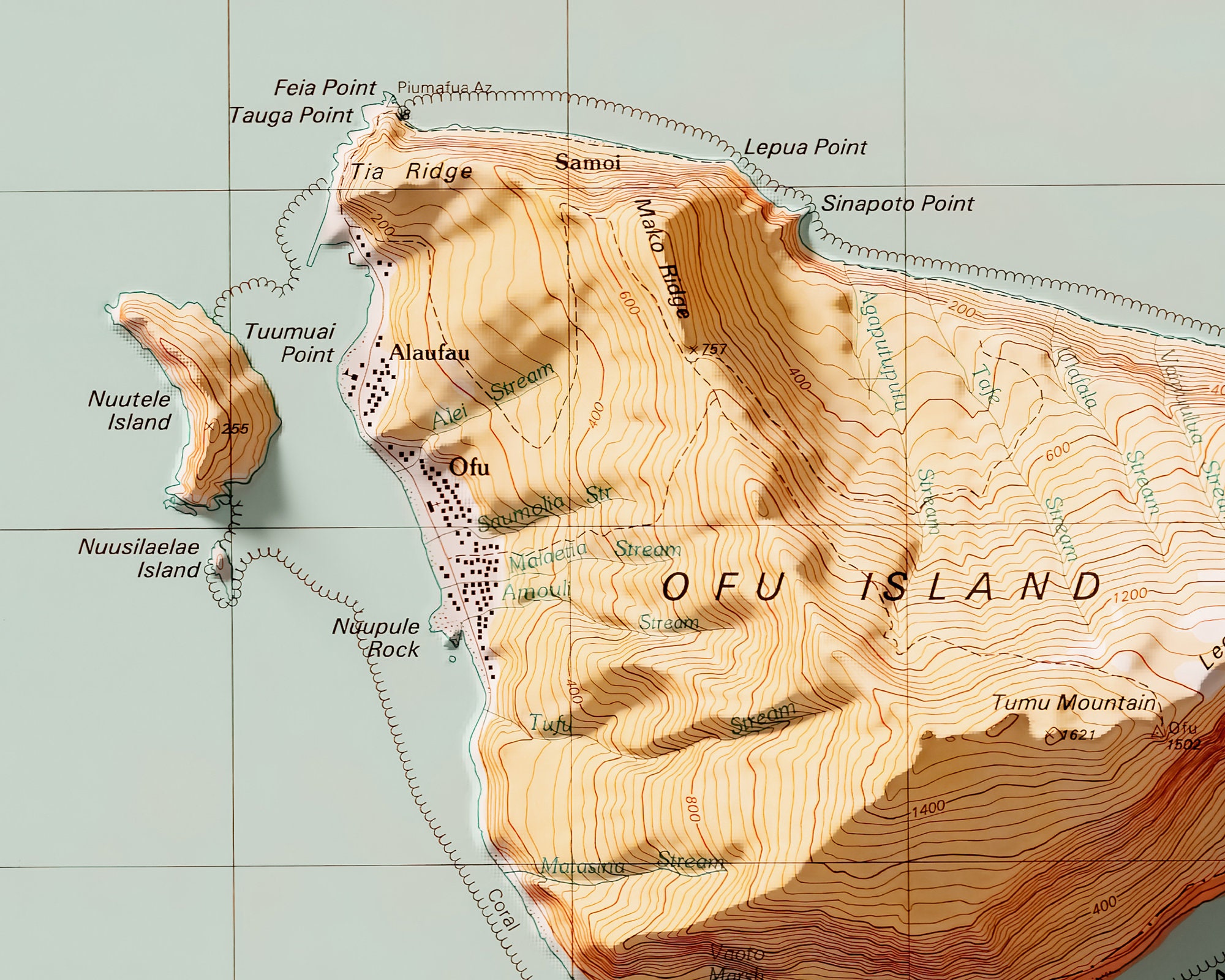 American Samoa Pacific Islands Manua Islands West Ofu & - Etsy UK