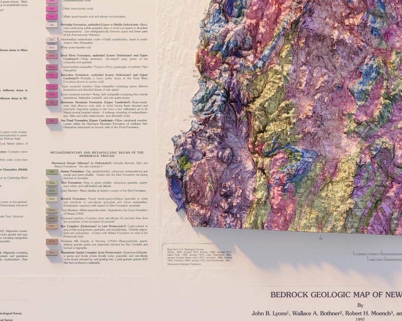 New Hampshire - Geology - Etsy