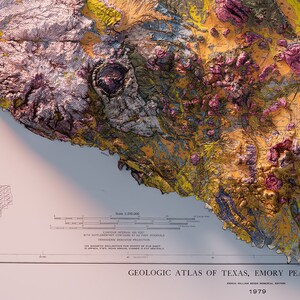 Big Bend National Park / Big Bend Ranch State Park - Texas - Geology - Etsy