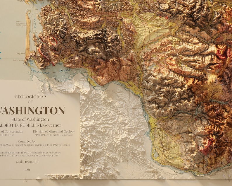 Washington - Geology - Etsy