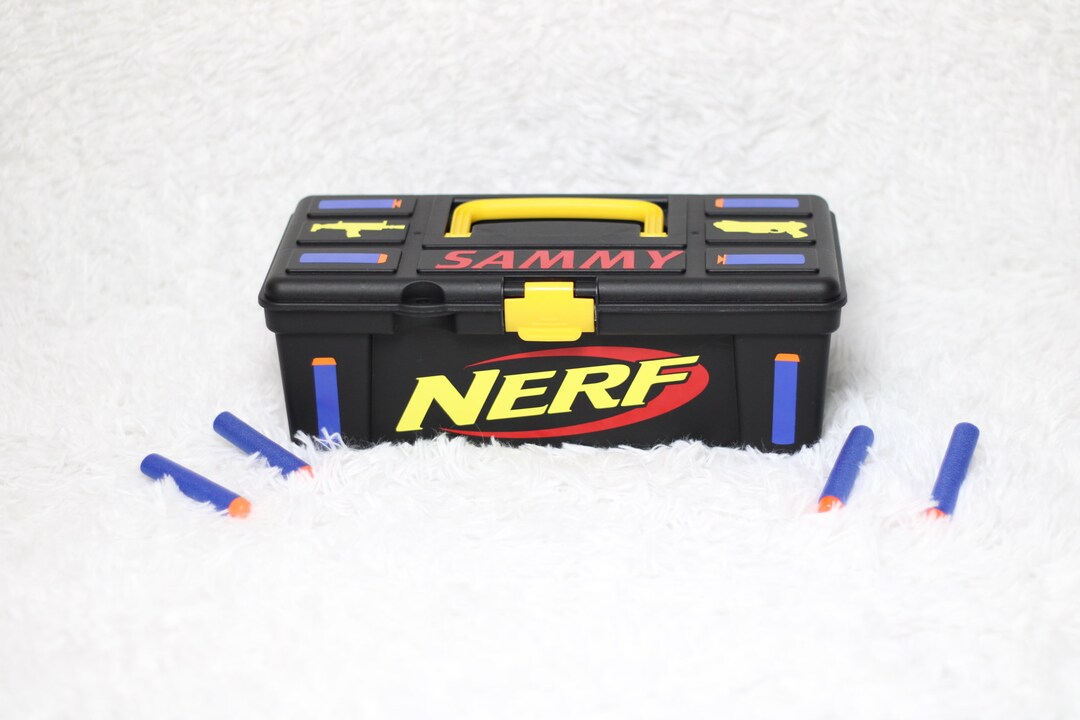 Personalized Nerf Storage Case, Nerf Inspired Case, Personalized ...