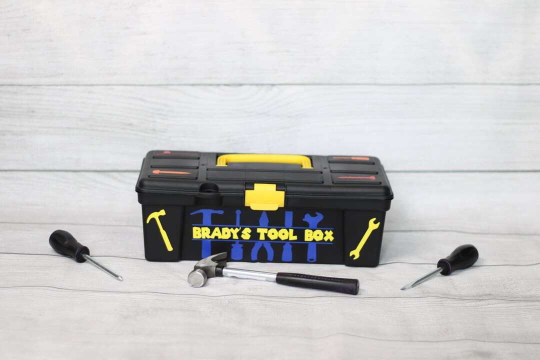 Personalized Kids Toolbox | Kids Toy Toolbox | Tool Carrying Case for ...