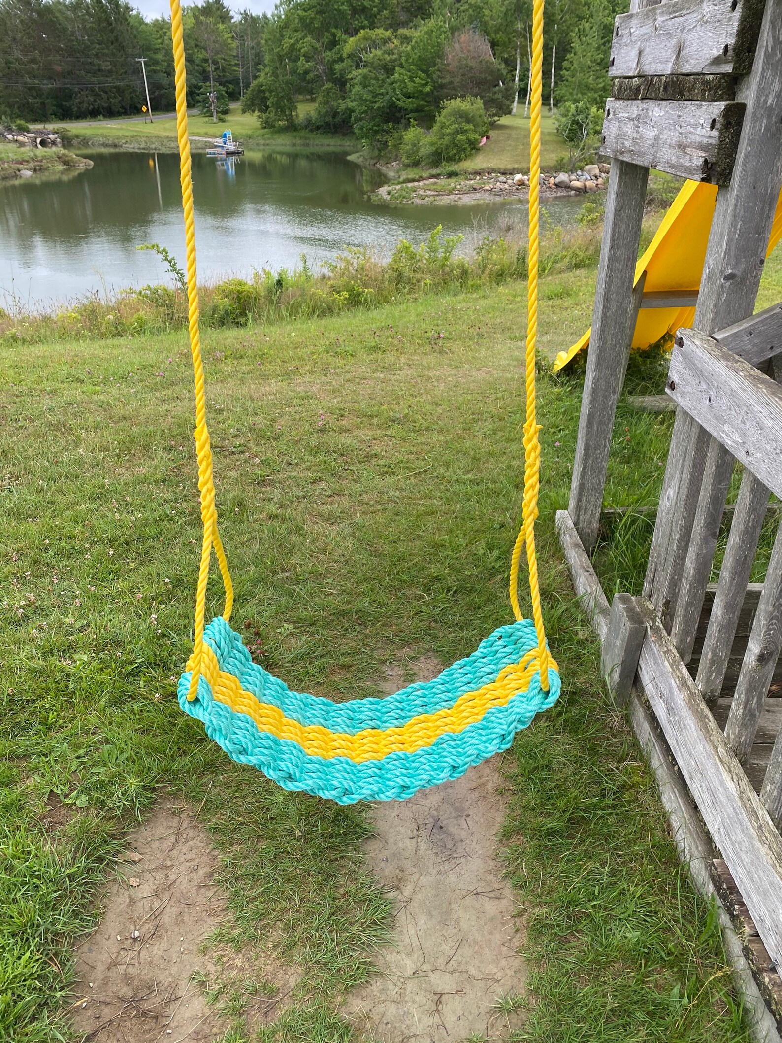 Salty Rope Swing Lobster Rope Swing Rope Swing Blue - Etsy