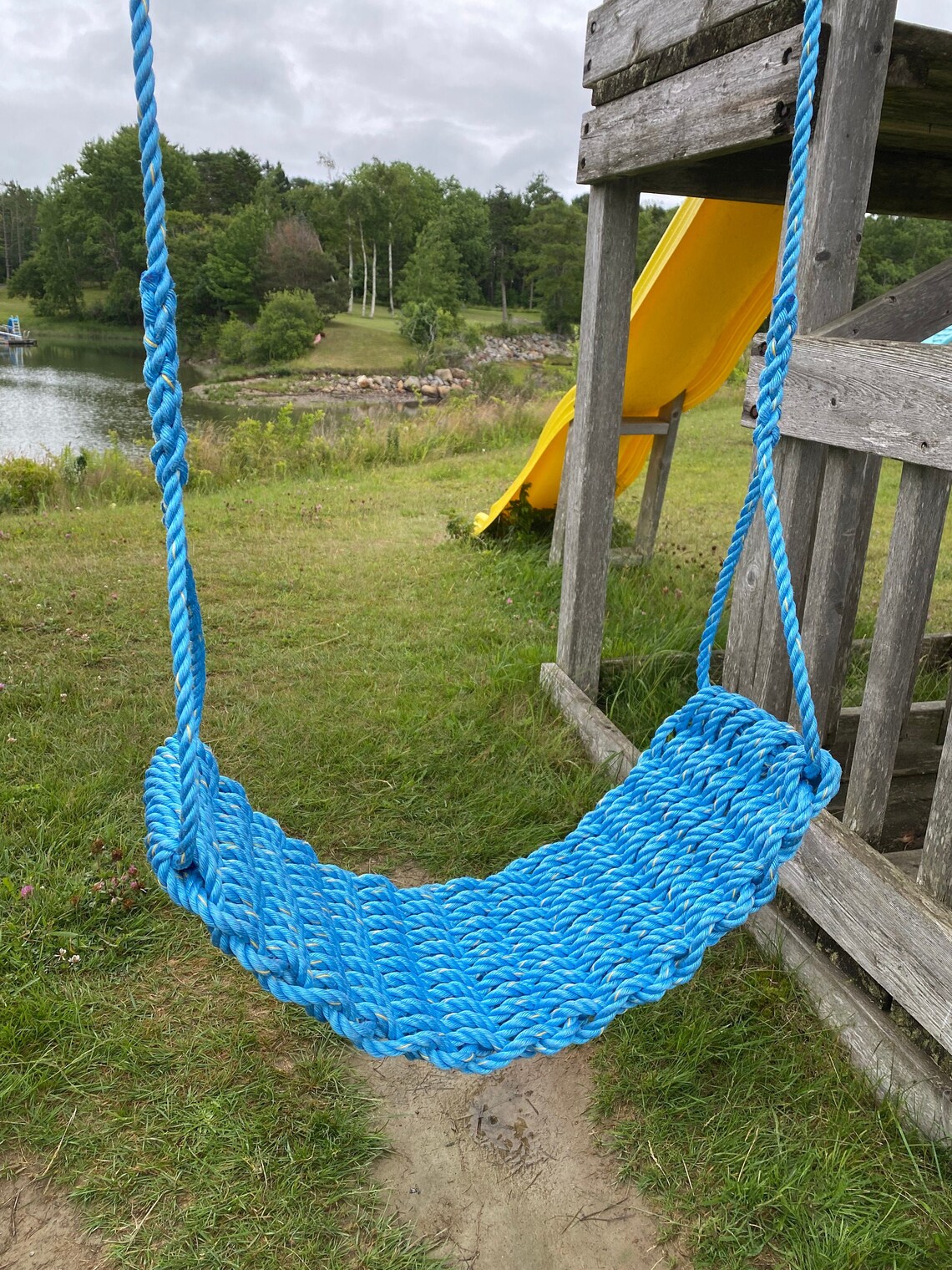 Salty Rope Swing Lobster Rope Swing Rope Swing Blue - Etsy