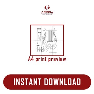 Venti's Lyre + Flowers and Leaves Patterns - Genshin Impact - Digital ...