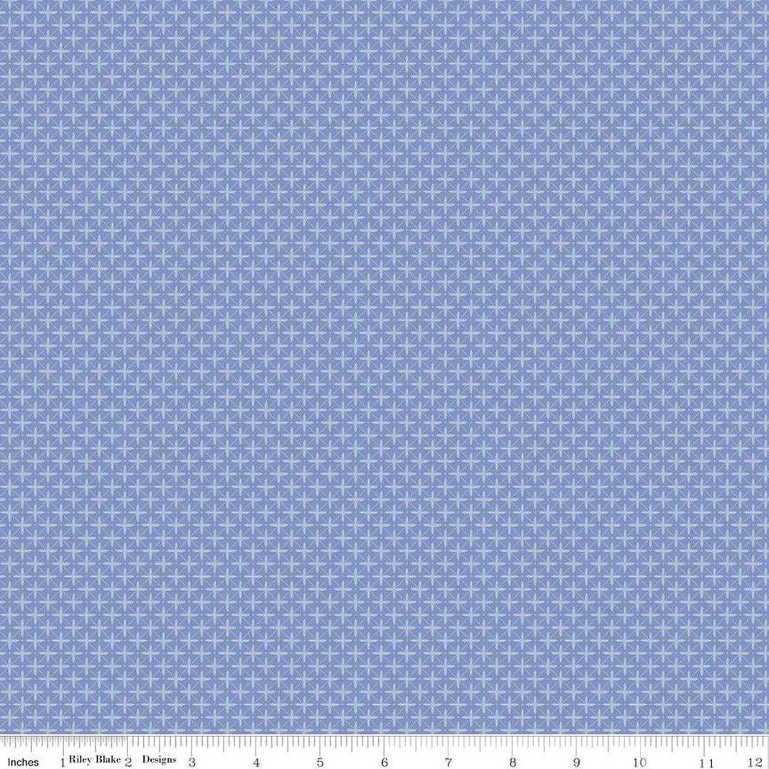 Flora No. 6 Geometric Periwinkle by Riley Blake C14464-periwinkle - Etsy
