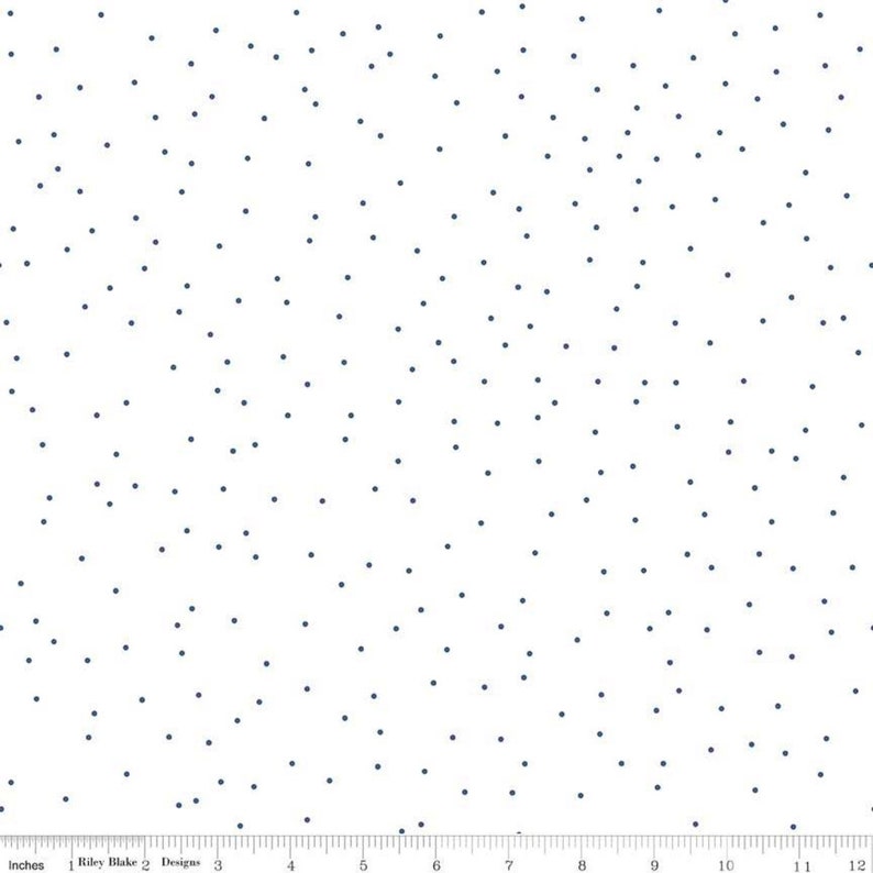 Pin Dot Denim C705-denim - Etsy