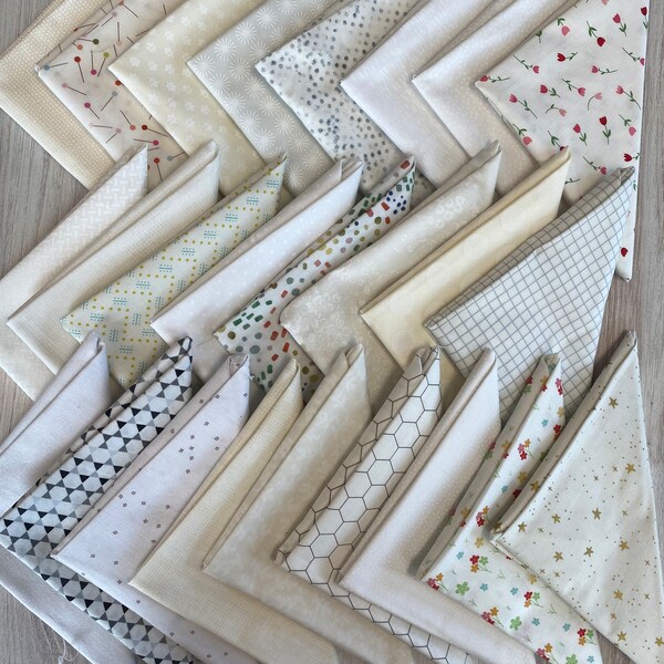 Low Volume Fabric Bundle - Etsy