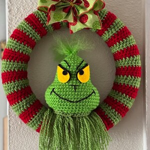 Grinch Christmas Wreath - Etsy