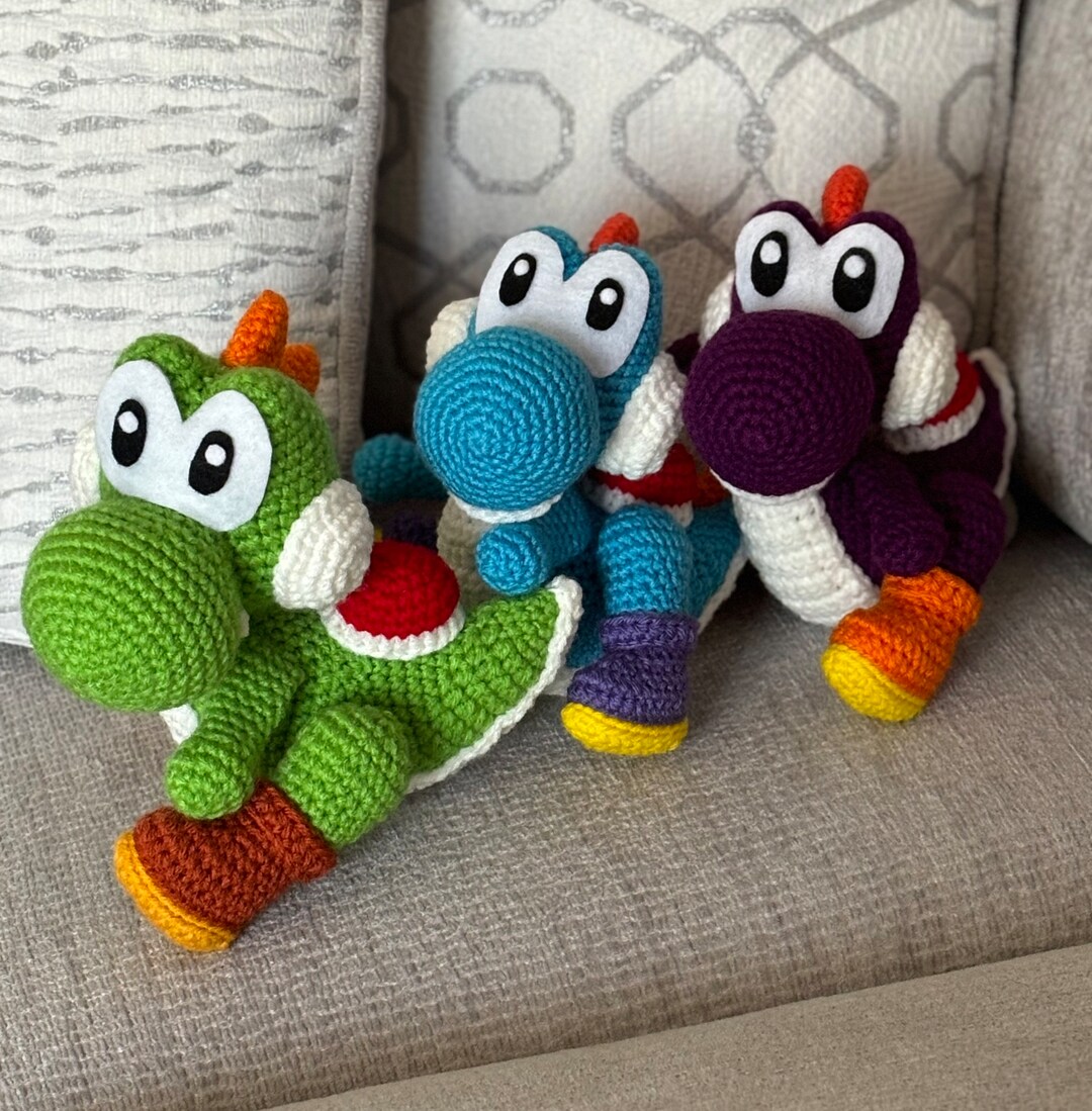 Yoshi Plushy Crochet - Etsy