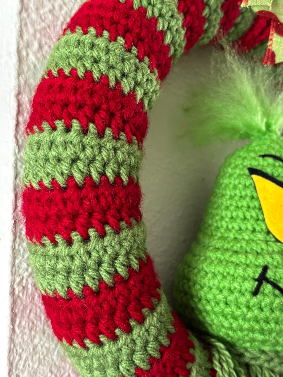 Grinch Christmas Wreath - Etsy