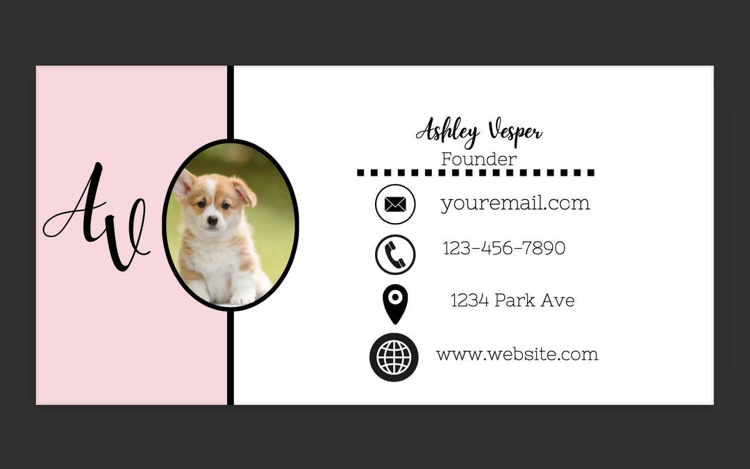 Email Signature / Business Card Download Printable - Etsy