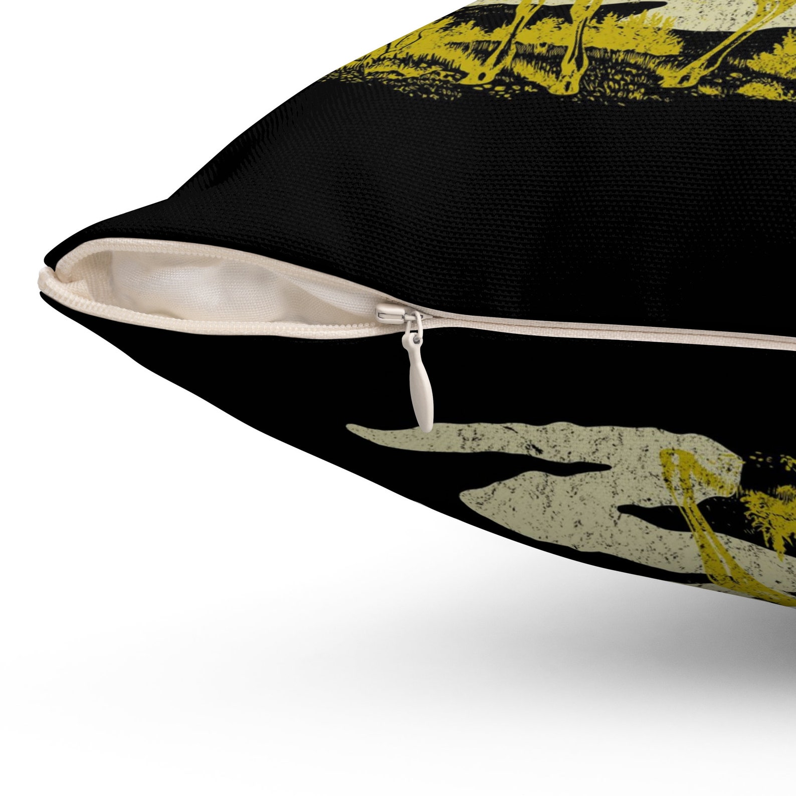 I Love 'em With Long Legs and A Big Rack Pillow With Black Background ...