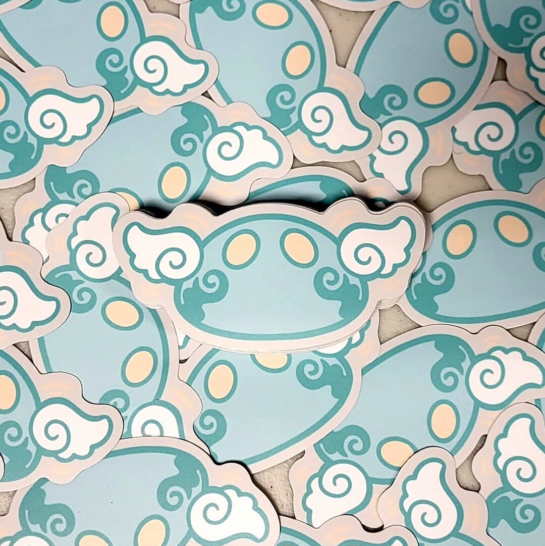 Genshin Impact Anemo Slime Vinyl Sticker - Etsy