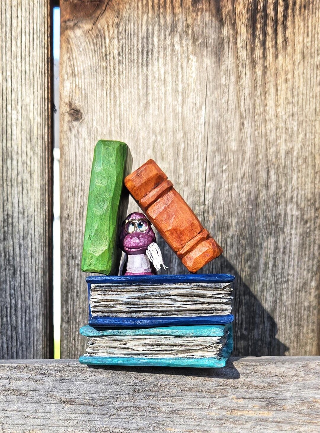 Wood Carving - Lewis; Bookworm, Handcarved, Handcarved Book, Basswood ...