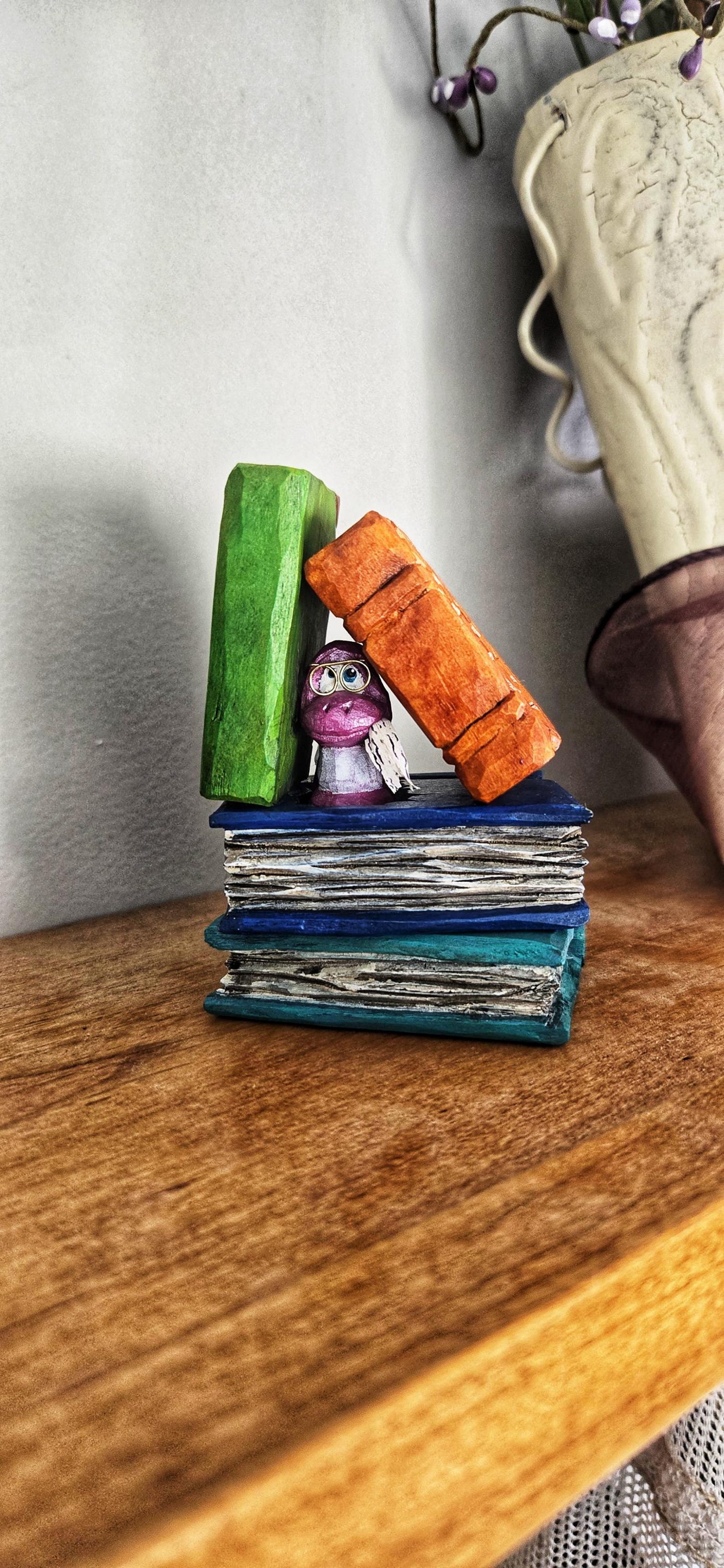 Wood Carving - Lewis; Bookworm, Handcarved, Handcarved Book, Basswood ...