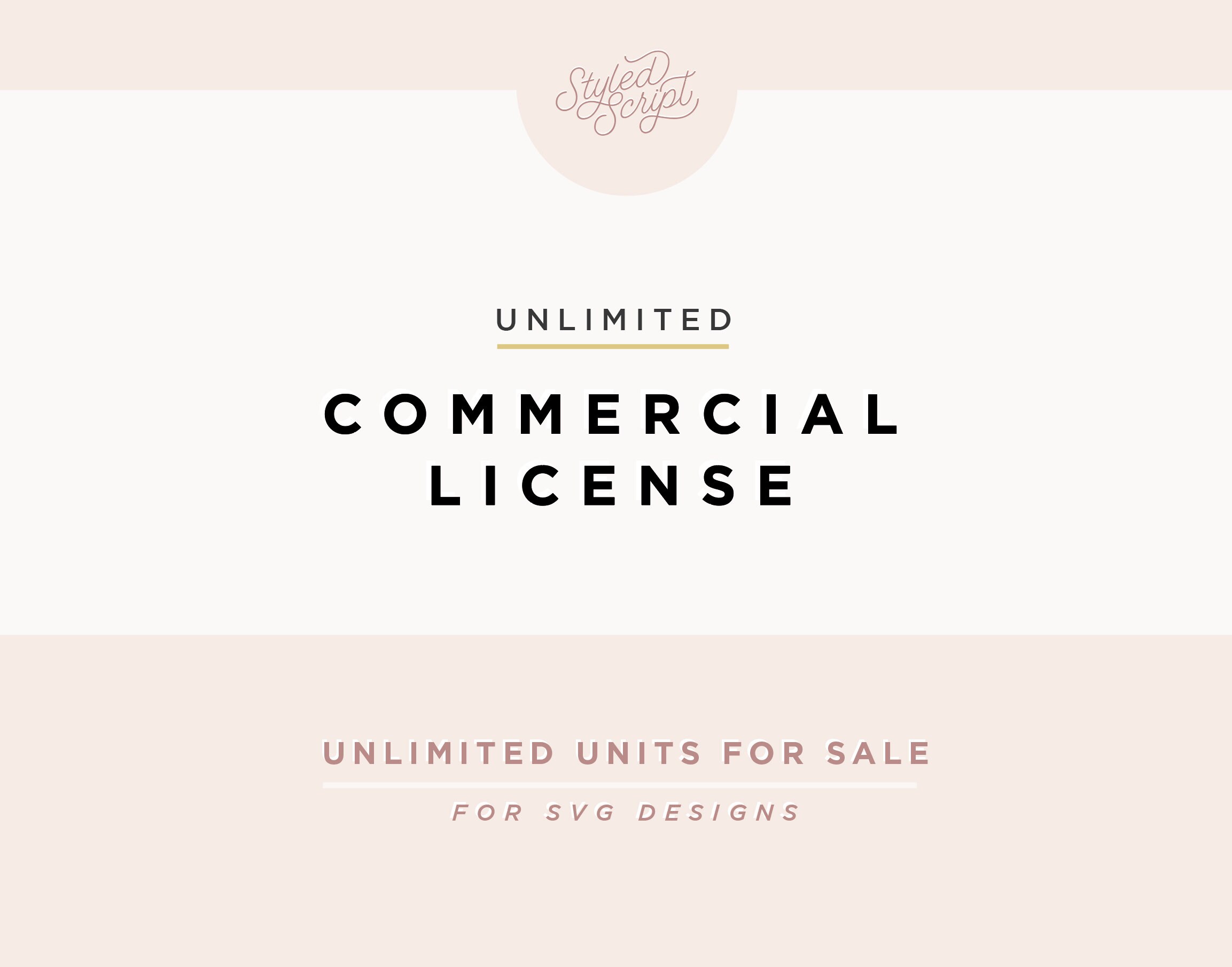 SVG UNLIMITED Commercial License for 1 SVG File Commercial - Etsy