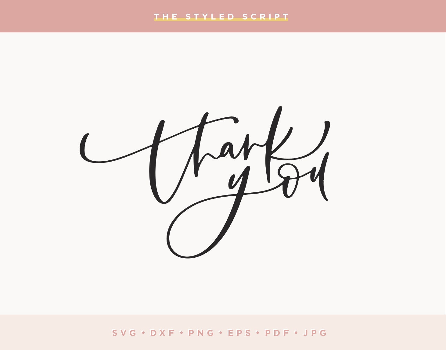 Thank You Script Font