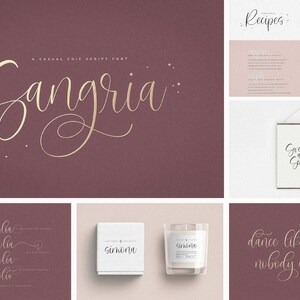 Modern Script Font BUNDLE, Calligraphy Font, Handwritten Script Font ...