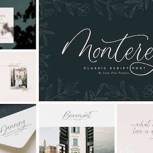 Modern Script Font BUNDLE, Calligraphy Font, Handwritten Script Font ...