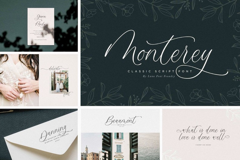 Modern Script Font BUNDLE Calligraphy Font Handwritten - Etsy