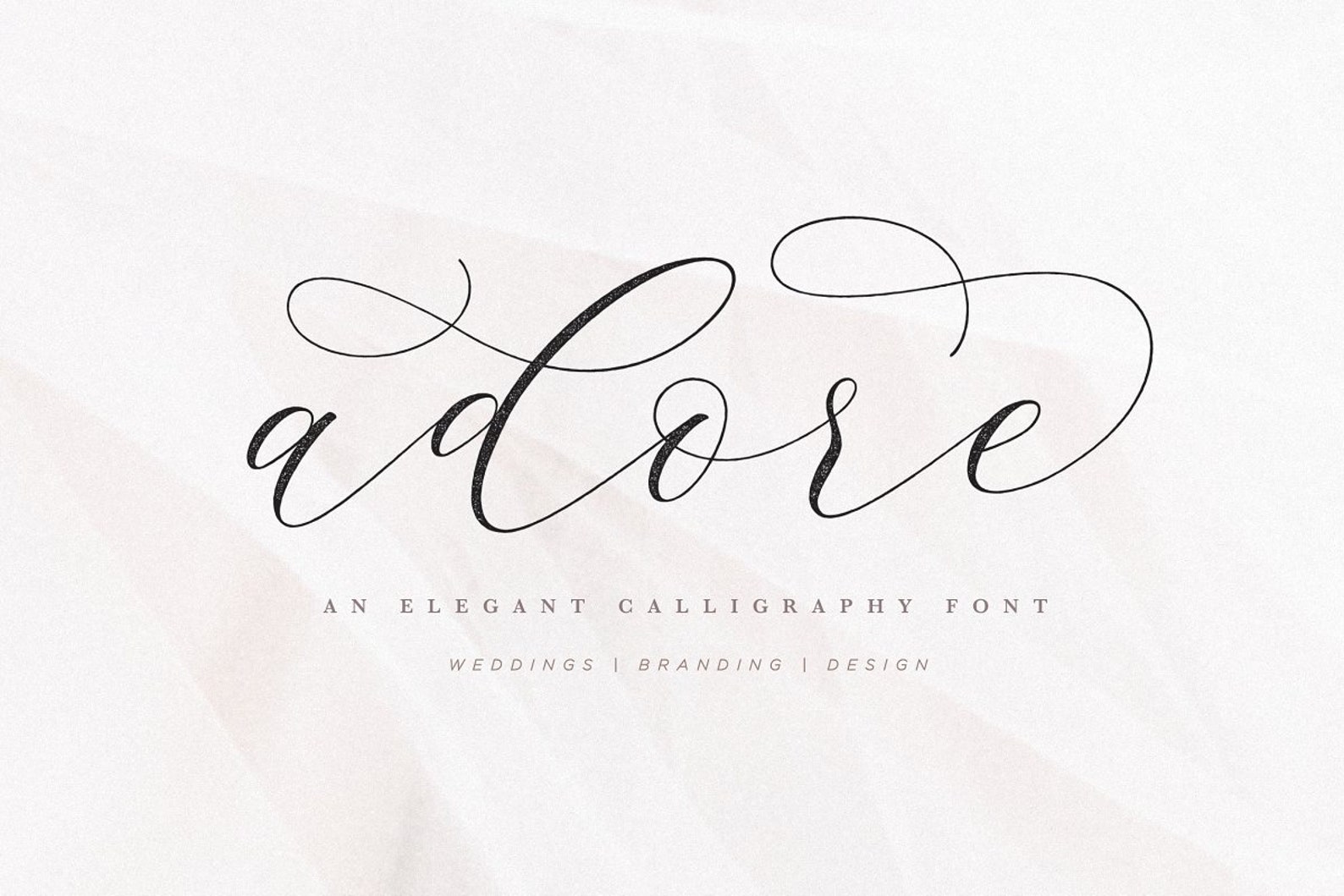 Adore Calligraphy Font, Calligraphy Font, Handwritten Script Font ...
