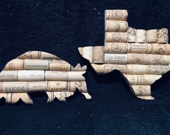Wine Cork Texas Trivet/wall Decor - Etsy