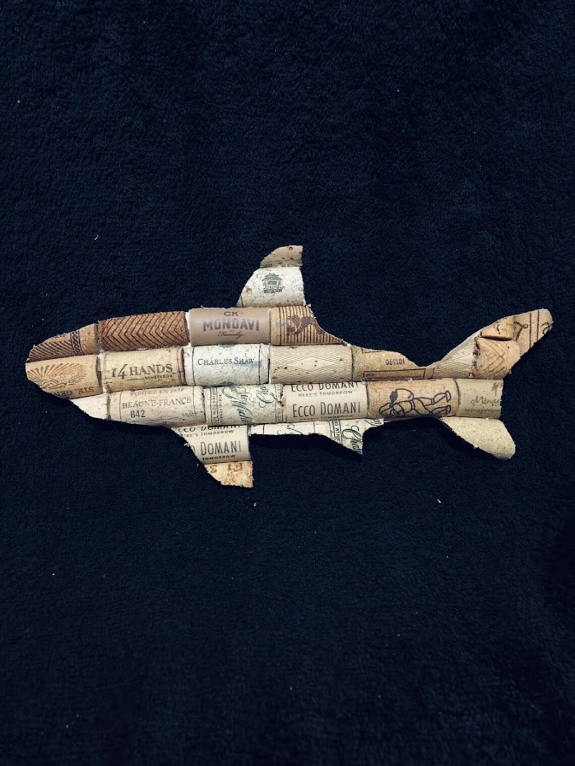 Wine Cork Shark Trivet/wall Decor - Etsy