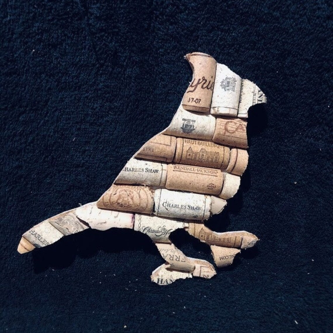 Wine Cork Cardinal Trivet/wall Decor - Etsy