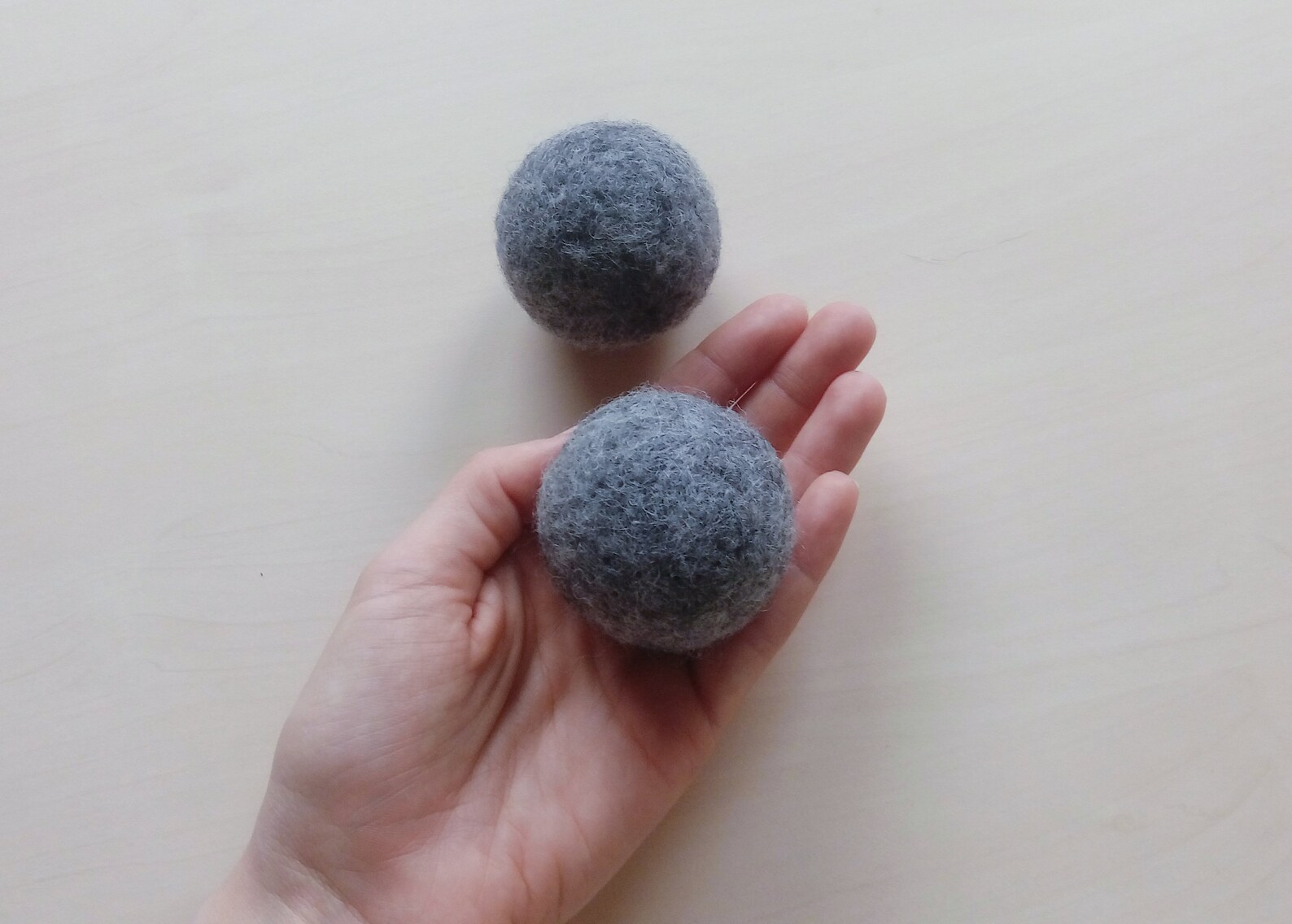 Wool Balls With a Bell Inside Cat Toy Pack of 2 - Etsy