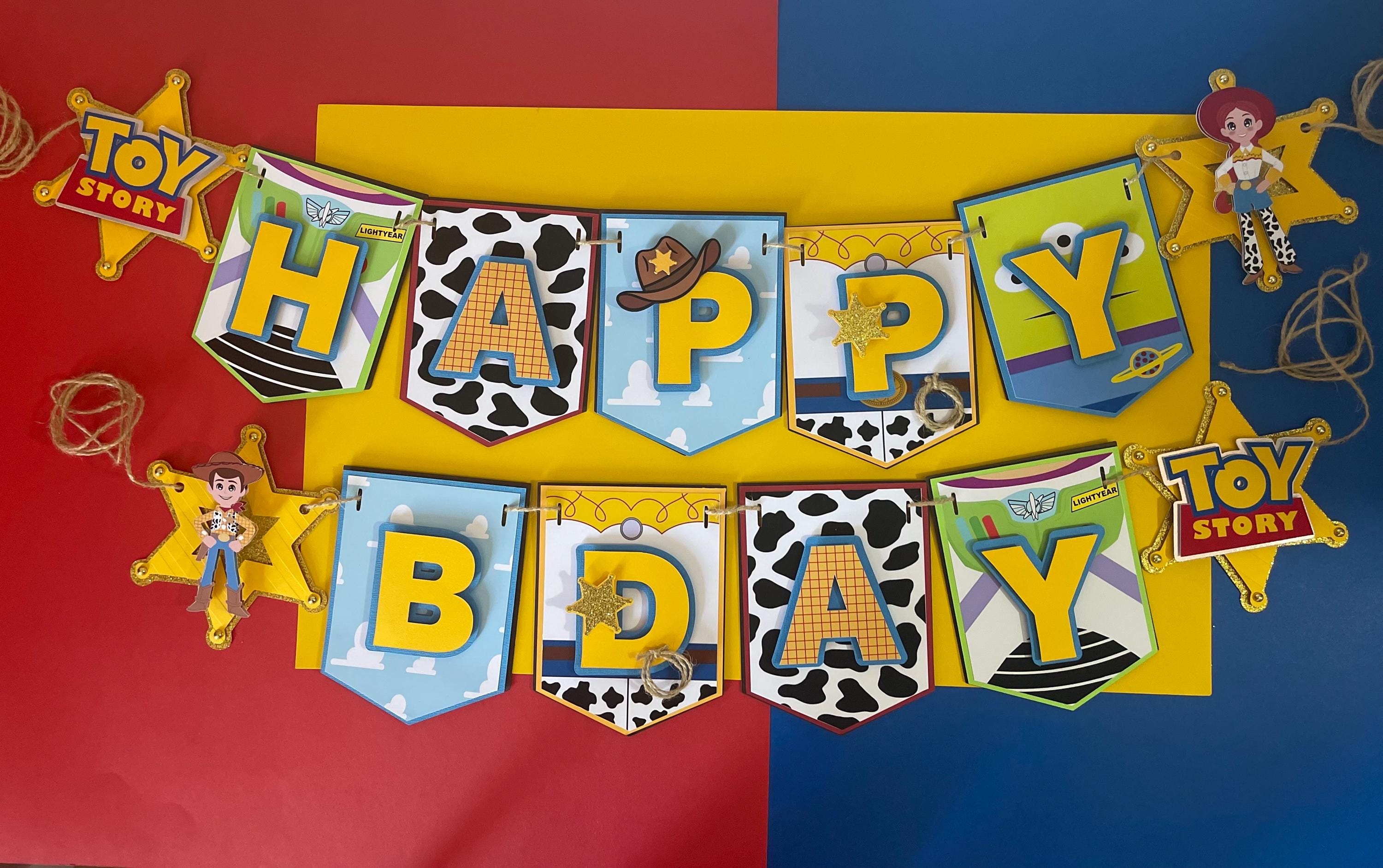 Toy Story 1st Birthday Banner Printable Toy Story Invitation Template