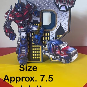 Tranformer 3D Letter, Transformers 3D Numbers, Transformers Letter, 3D ...
