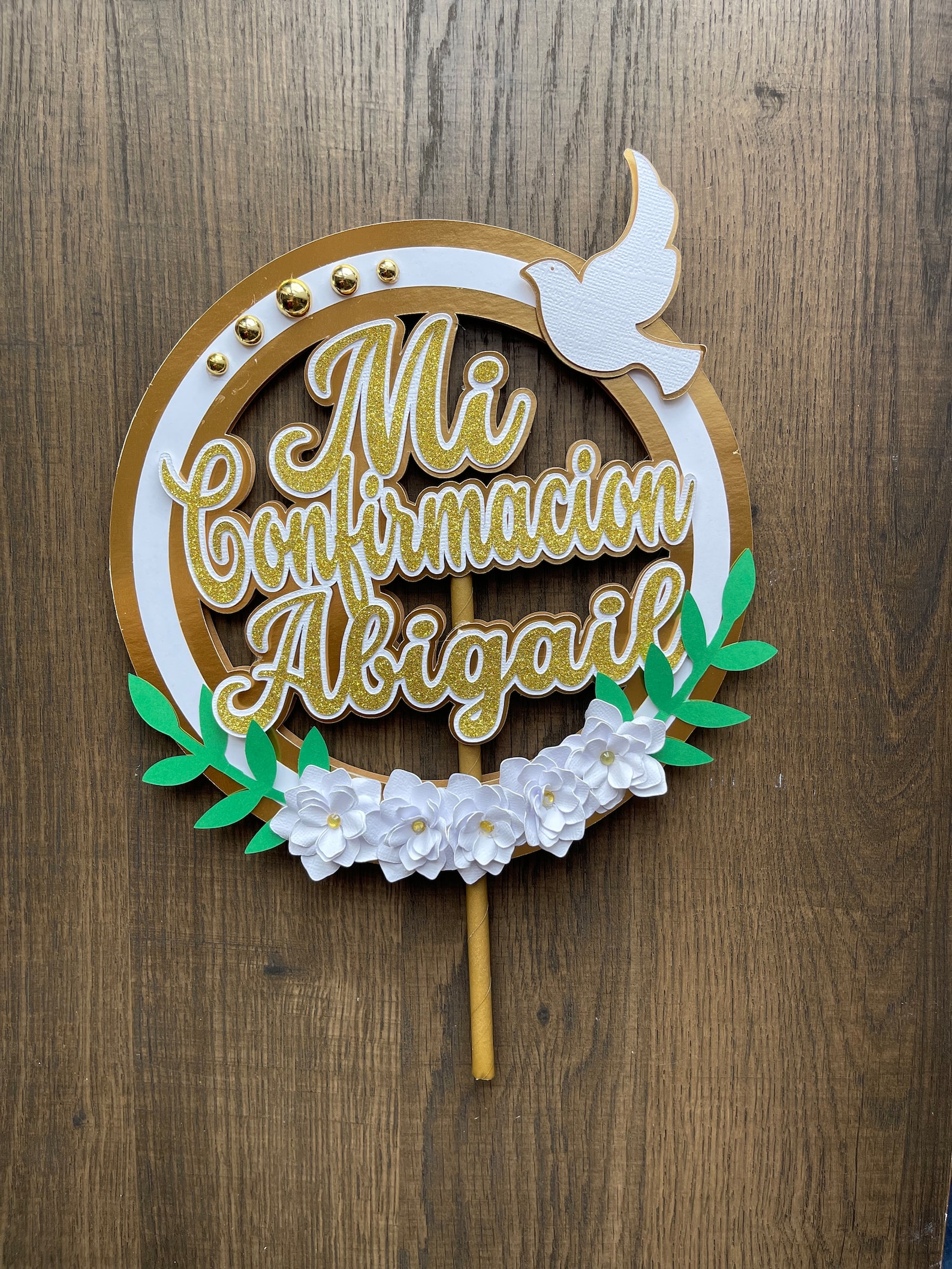 My Confirmation Cake Topper, Cake Topper De Confirmacion, Communion ...