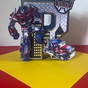 Tranformer 3D Letter, Transformers 3D Numbers, Transformers Letter, 3D ...